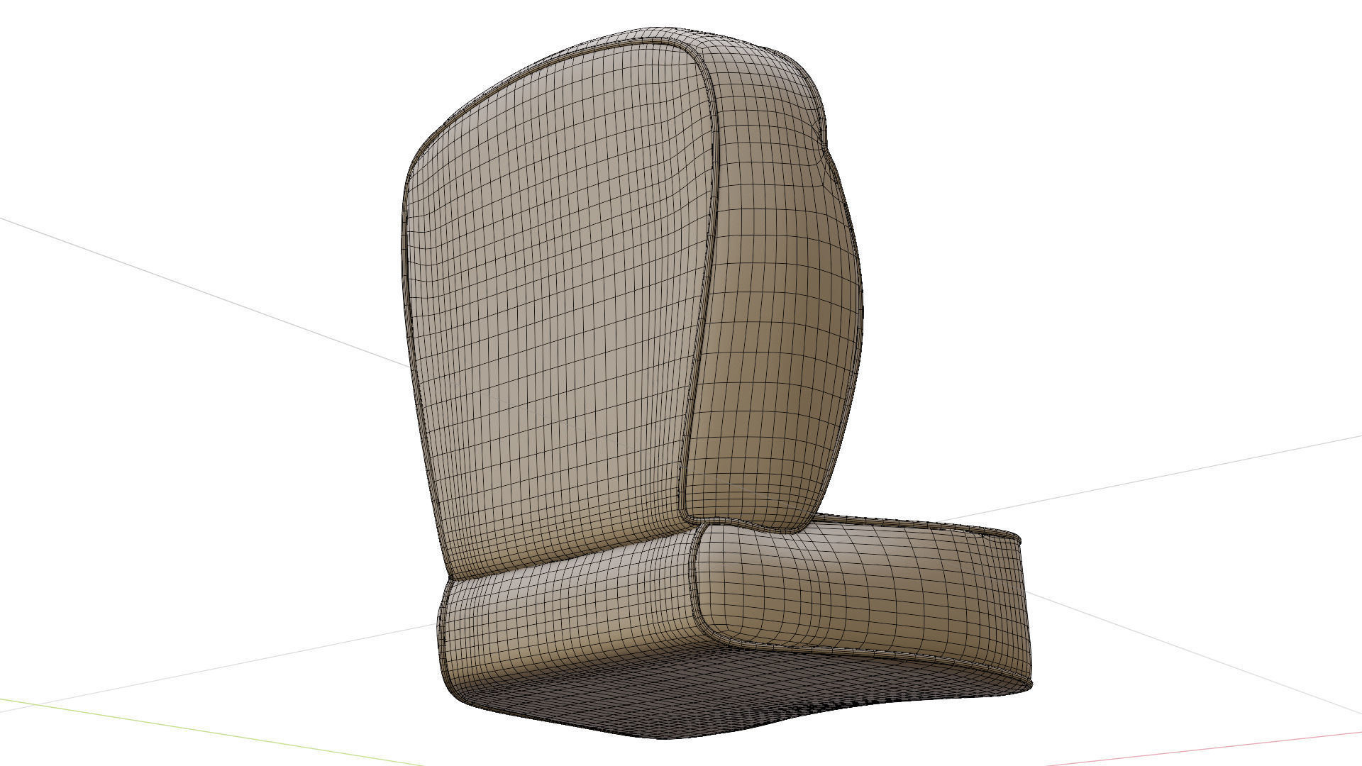 3D model Classic Car Seat VR / AR / low-poly | CGTrader