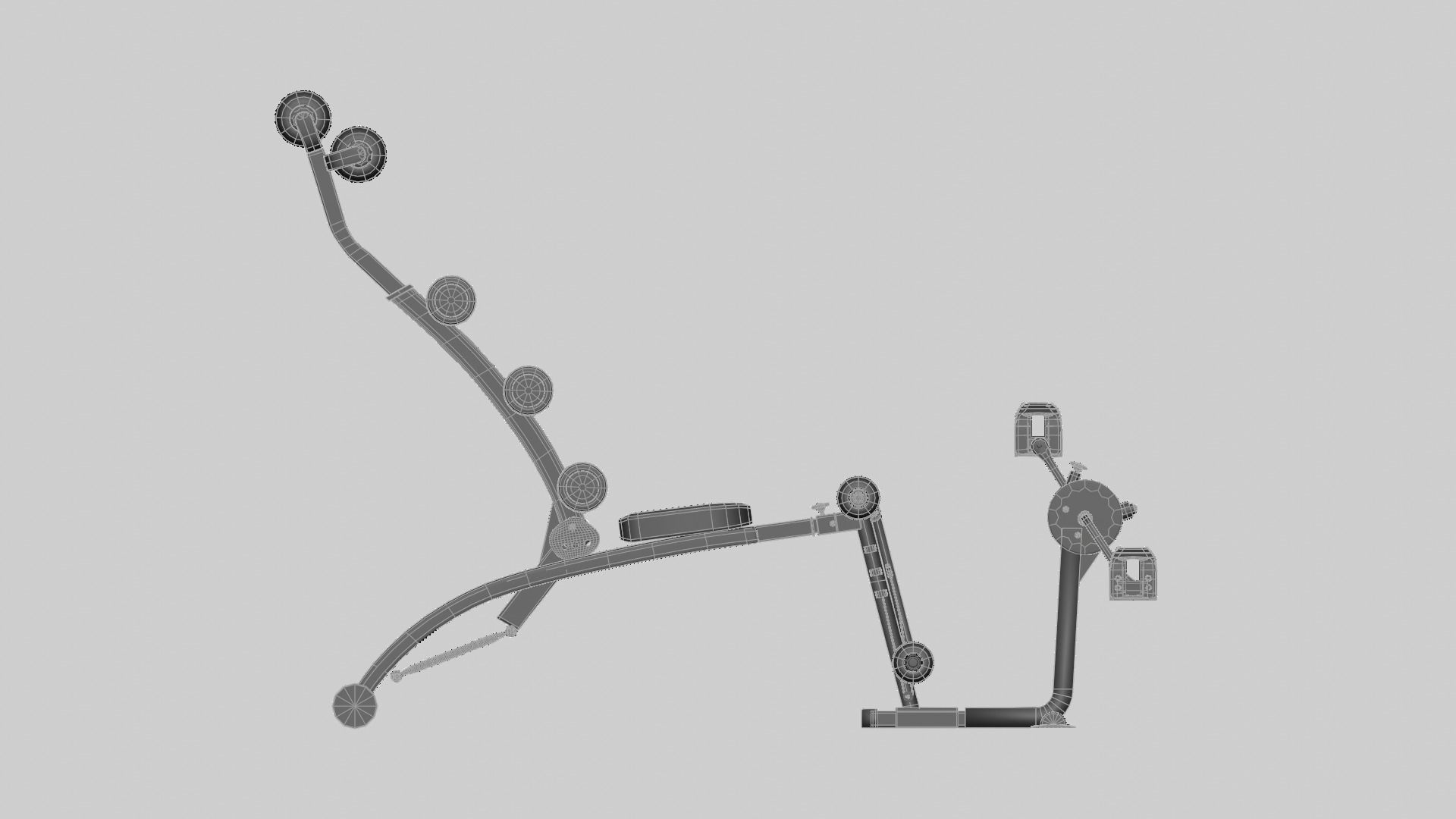 Abs Machine 3D model | CGTrader