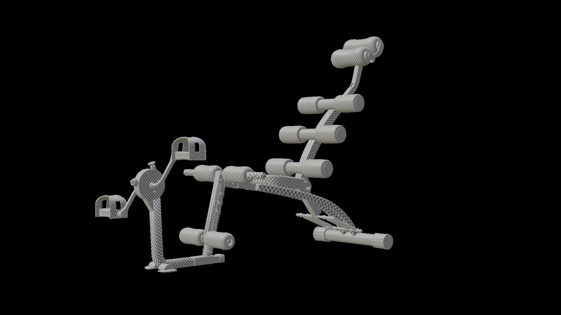 Abs Machine 3D model | CGTrader