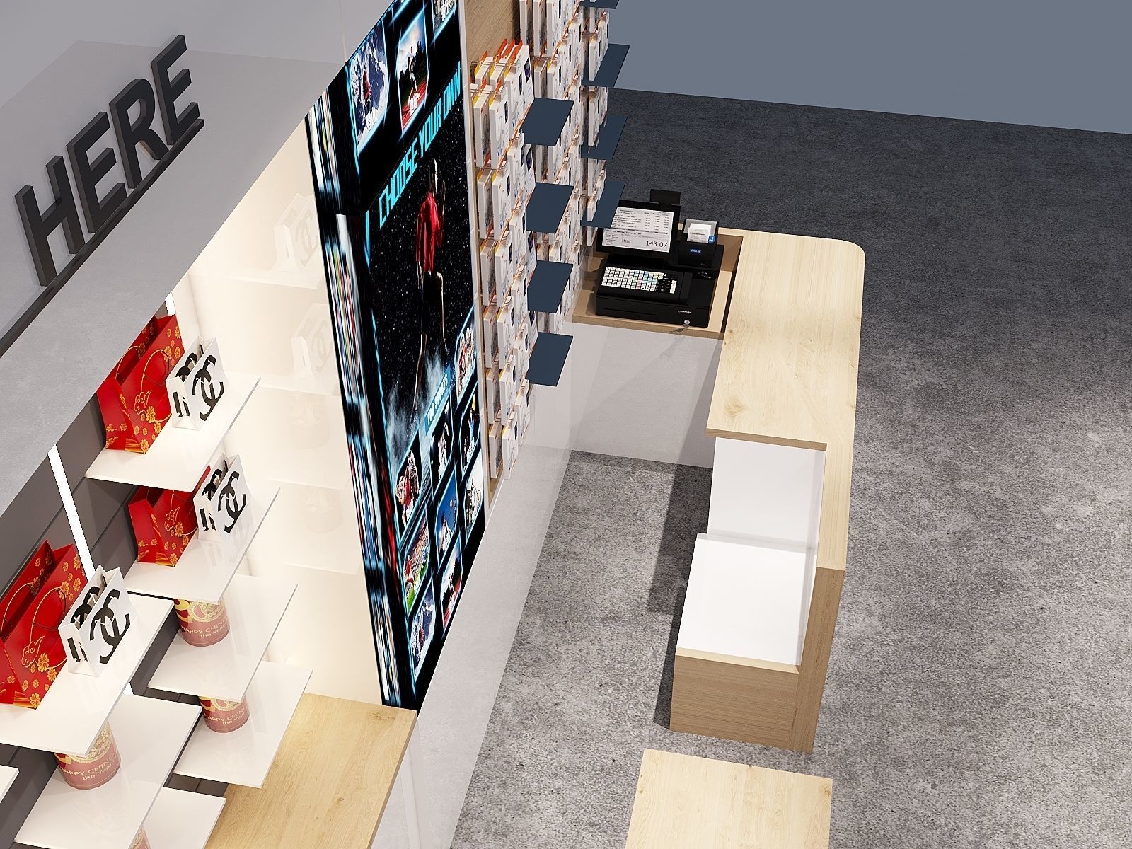 GADGET RETAIL STORE FULL 3D SCENE 3D model | CGTrader