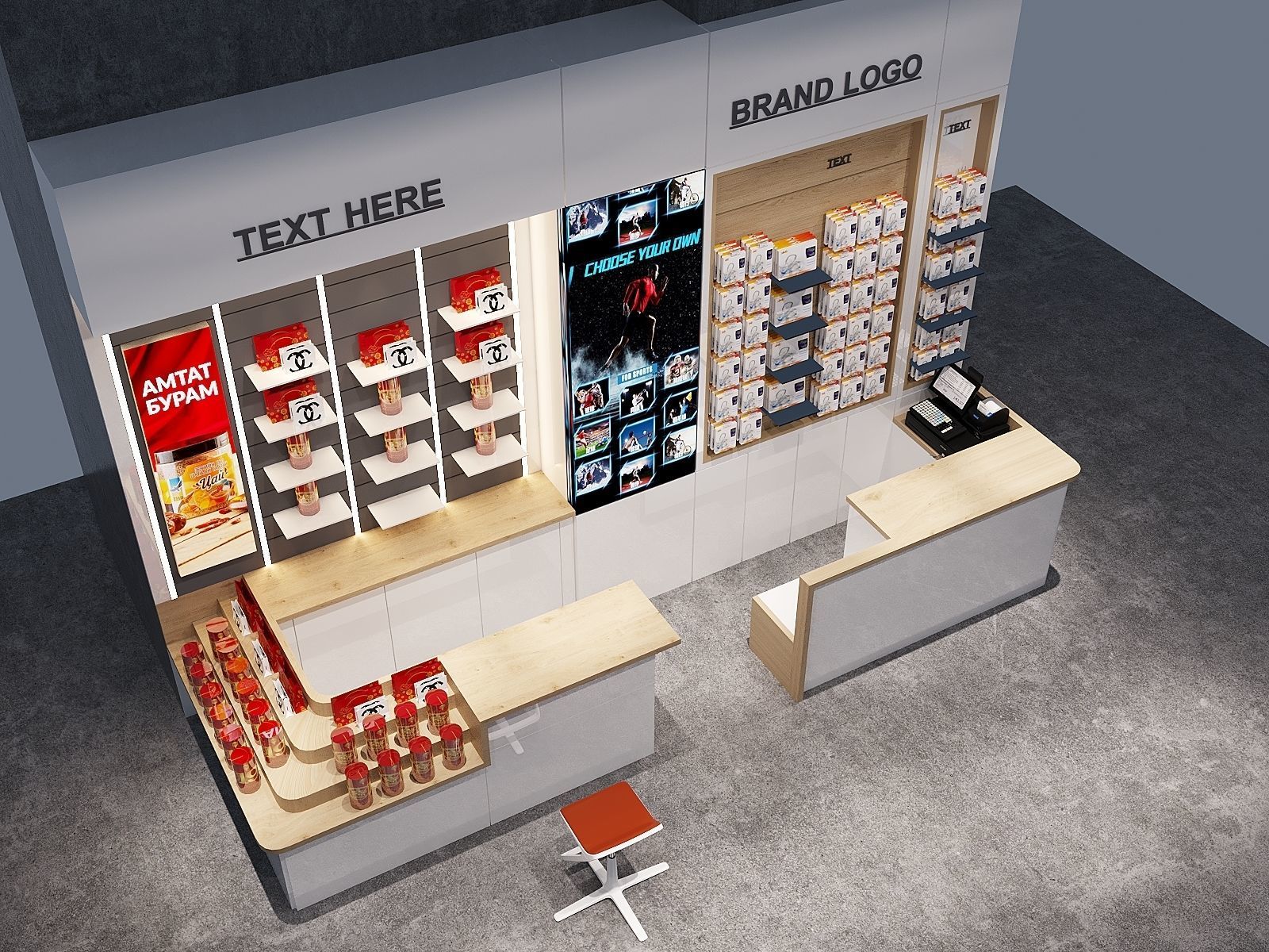 GADGET RETAIL STORE FULL 3D SCENE 3D model | CGTrader