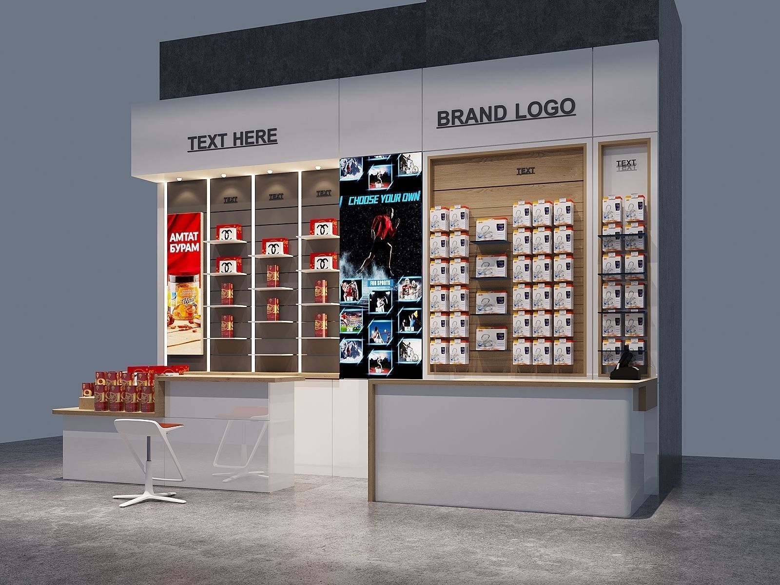 GADGET RETAIL STORE FULL 3D SCENE 3D model | CGTrader