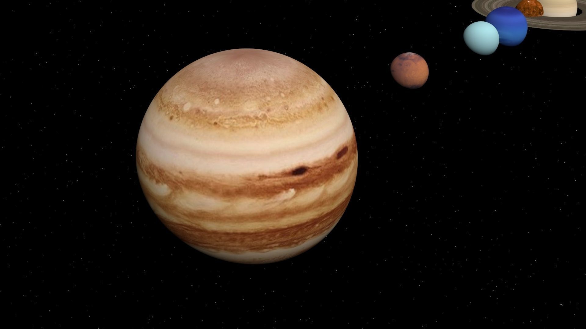 Solar System 3D model animated | CGTrader