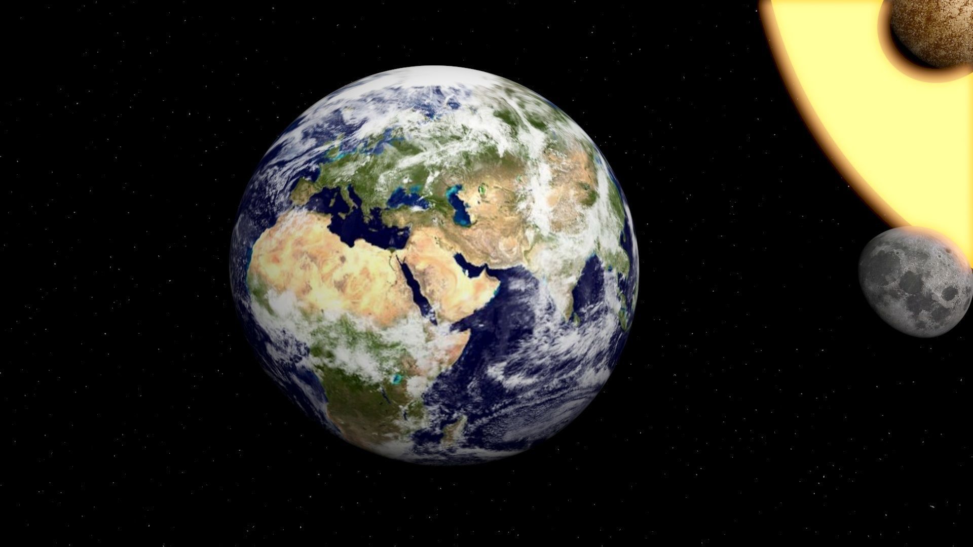 Solar System 3D model animated | CGTrader