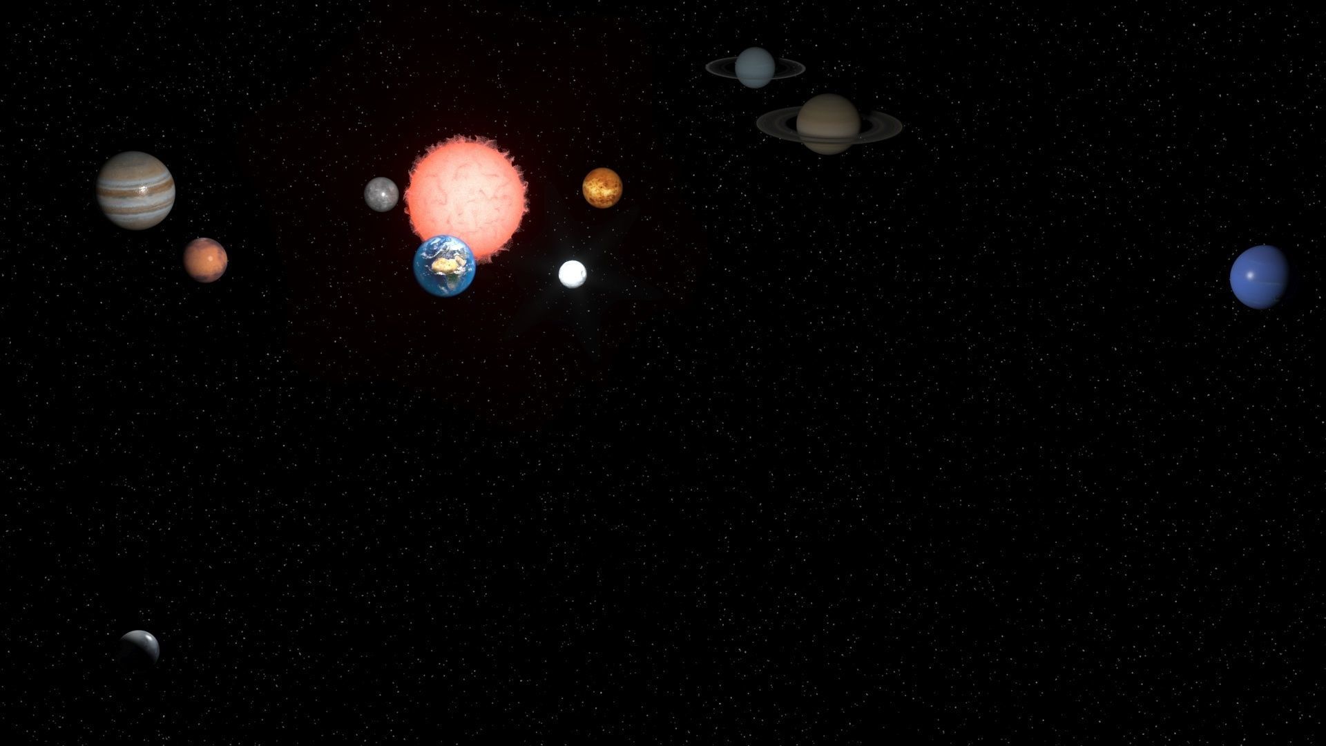 Solar System 3D model animated | CGTrader