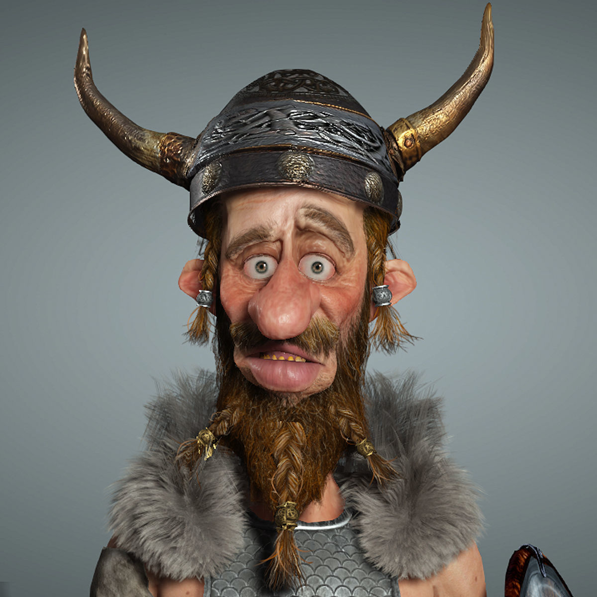 Viking High quality character full Rigged and Animated 3D model 3D ...