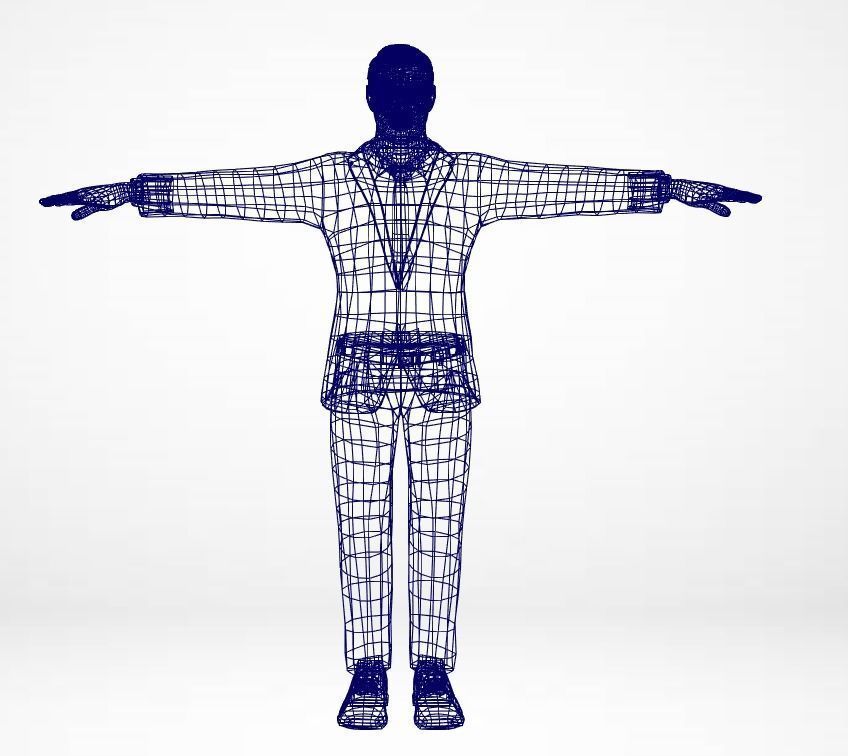 3D model Worker Supervisor Character Rigged VR / AR / low-poly | CGTrader