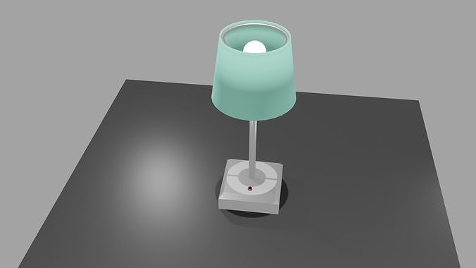 Low Poly Lamp table with shade free VR / AR / low-poly 3D model | CGTrader