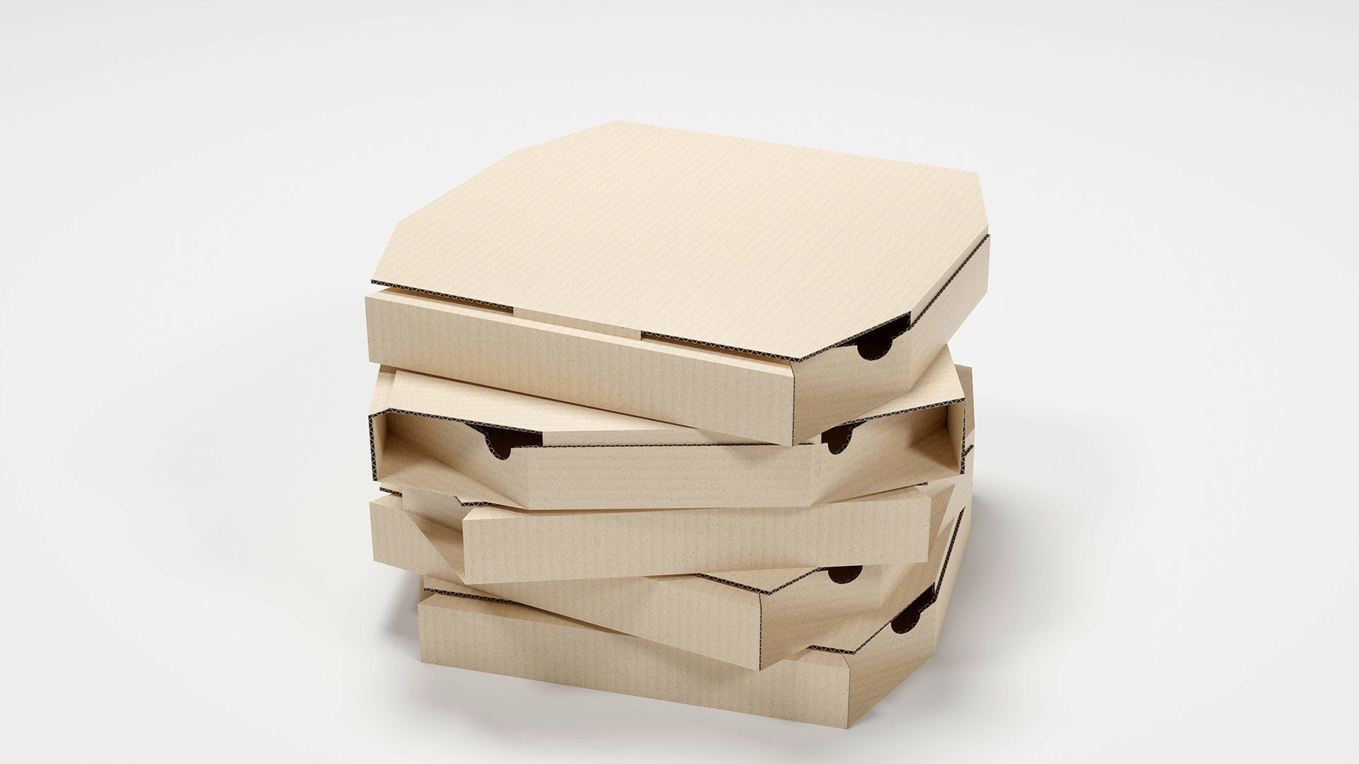 3D model Pizza box package 3d model VR / AR / low-poly rigged animated ...