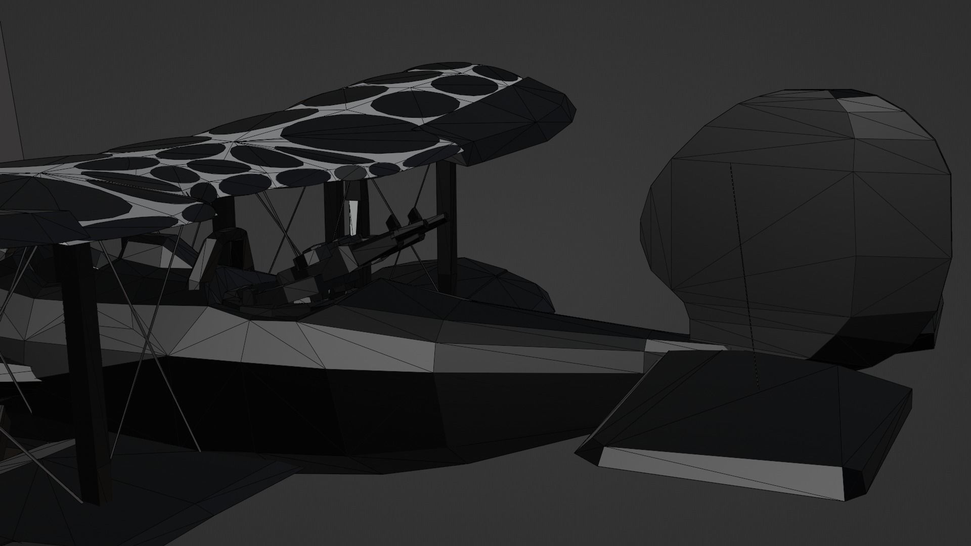 3D model Stylized WW1 Plane VR / AR / low-poly | CGTrader