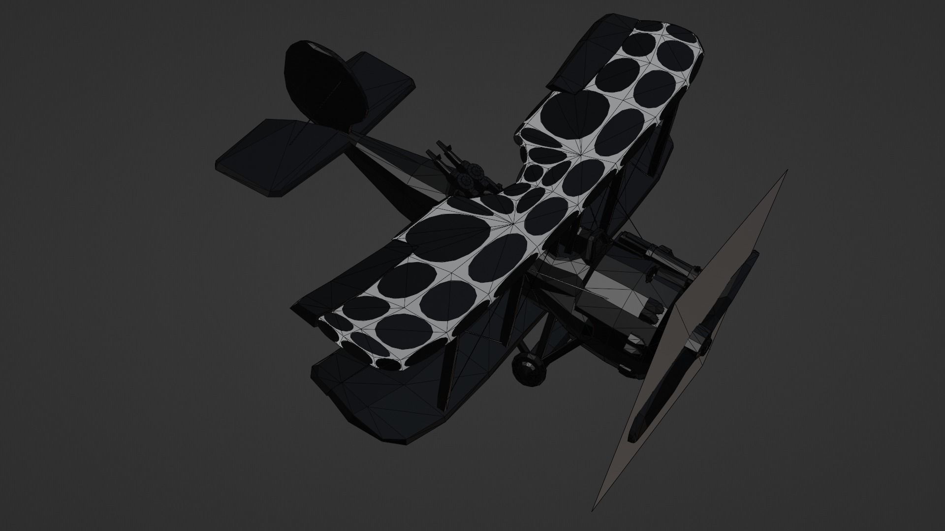 3D model Stylized WW1 Plane VR / AR / low-poly | CGTrader