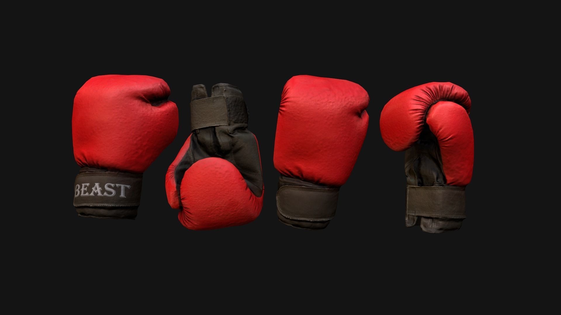 3D model Boxing Gloves Pack VR / AR / low-poly | CGTrader