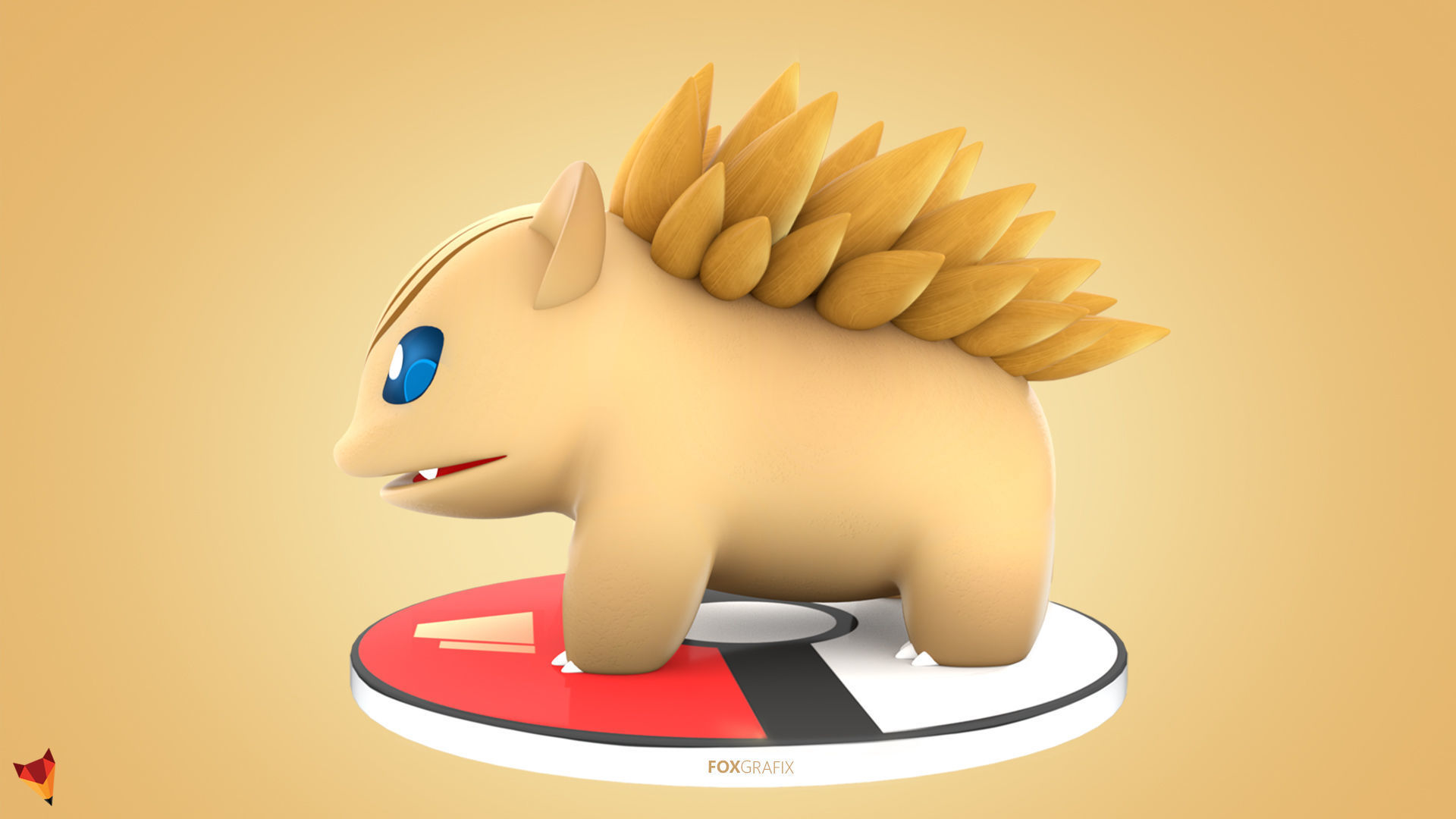 3D model Pokemon Bulbasaur Ground Concept VR / AR / low-poly | CGTrader