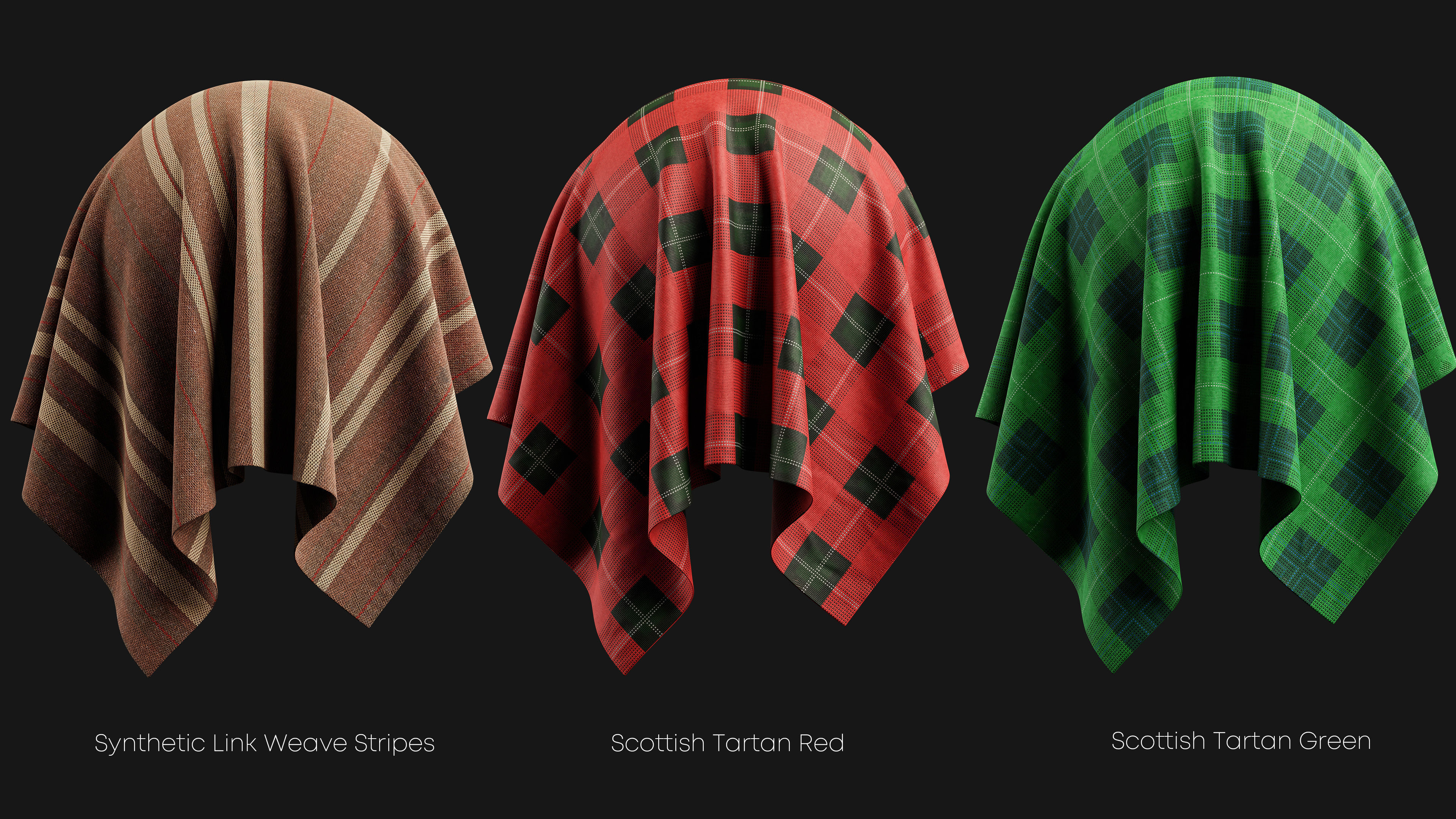 High-Detailed Fabric Smart Materials vol 02 3D model | CGTrader