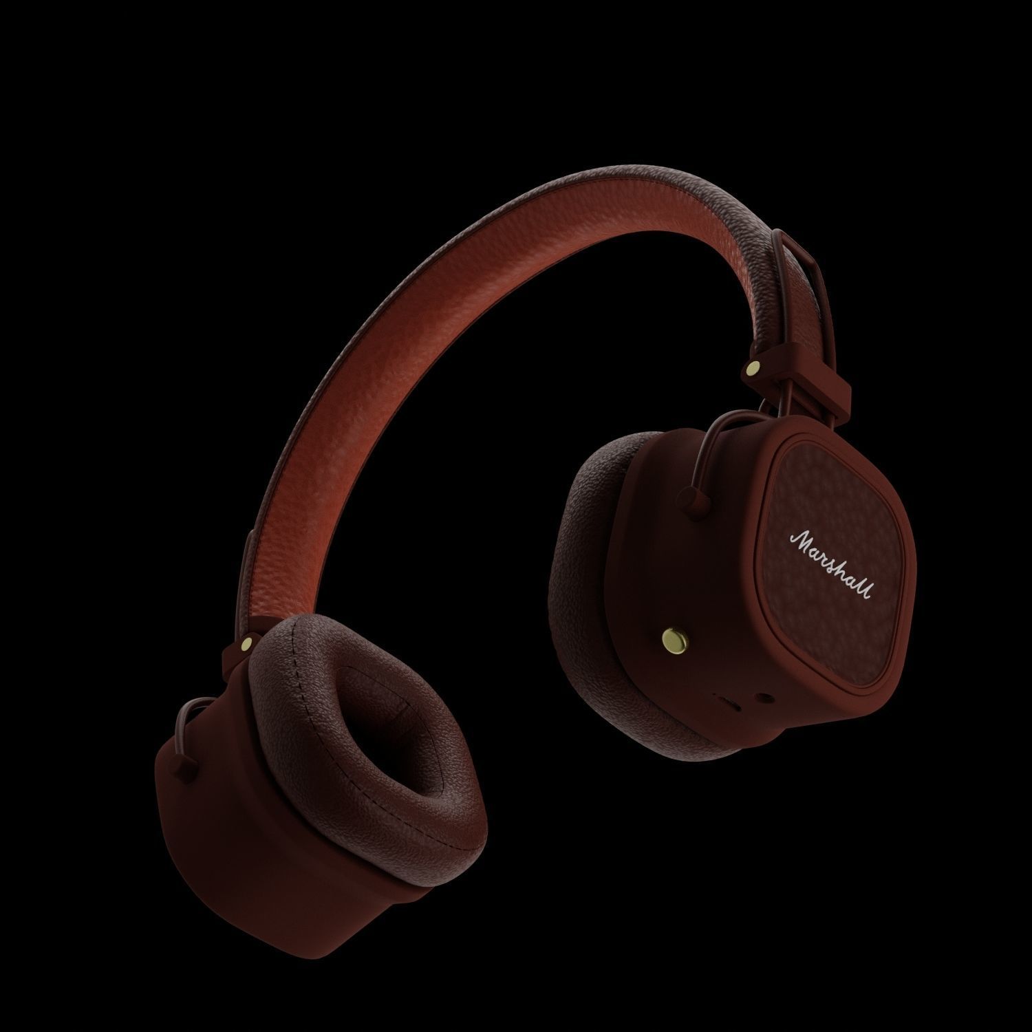 Headphones Marshall Major 3D Model 3D model | CGTrader