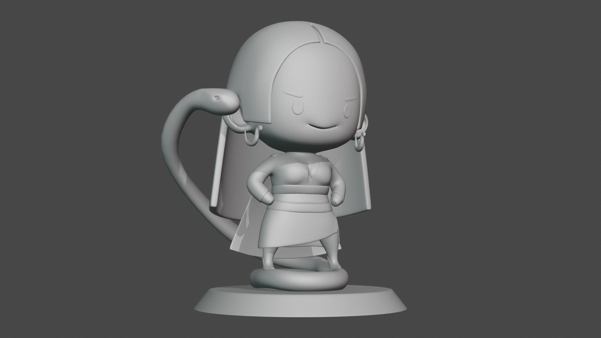 Boa Hancock Chibi - One Piece 3D model 3D printable | CGTrader