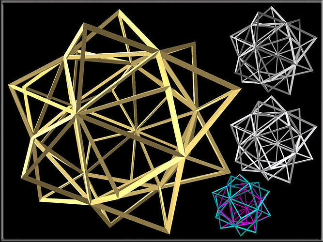 3D model DIAMOND STAR Wireframe 02 VR / AR / low-poly | CGTrader