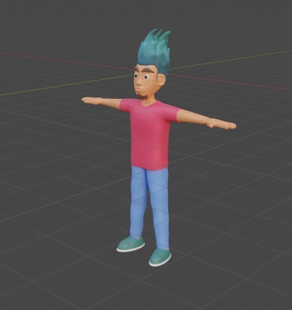 Rock star boy 3D model | CGTrader