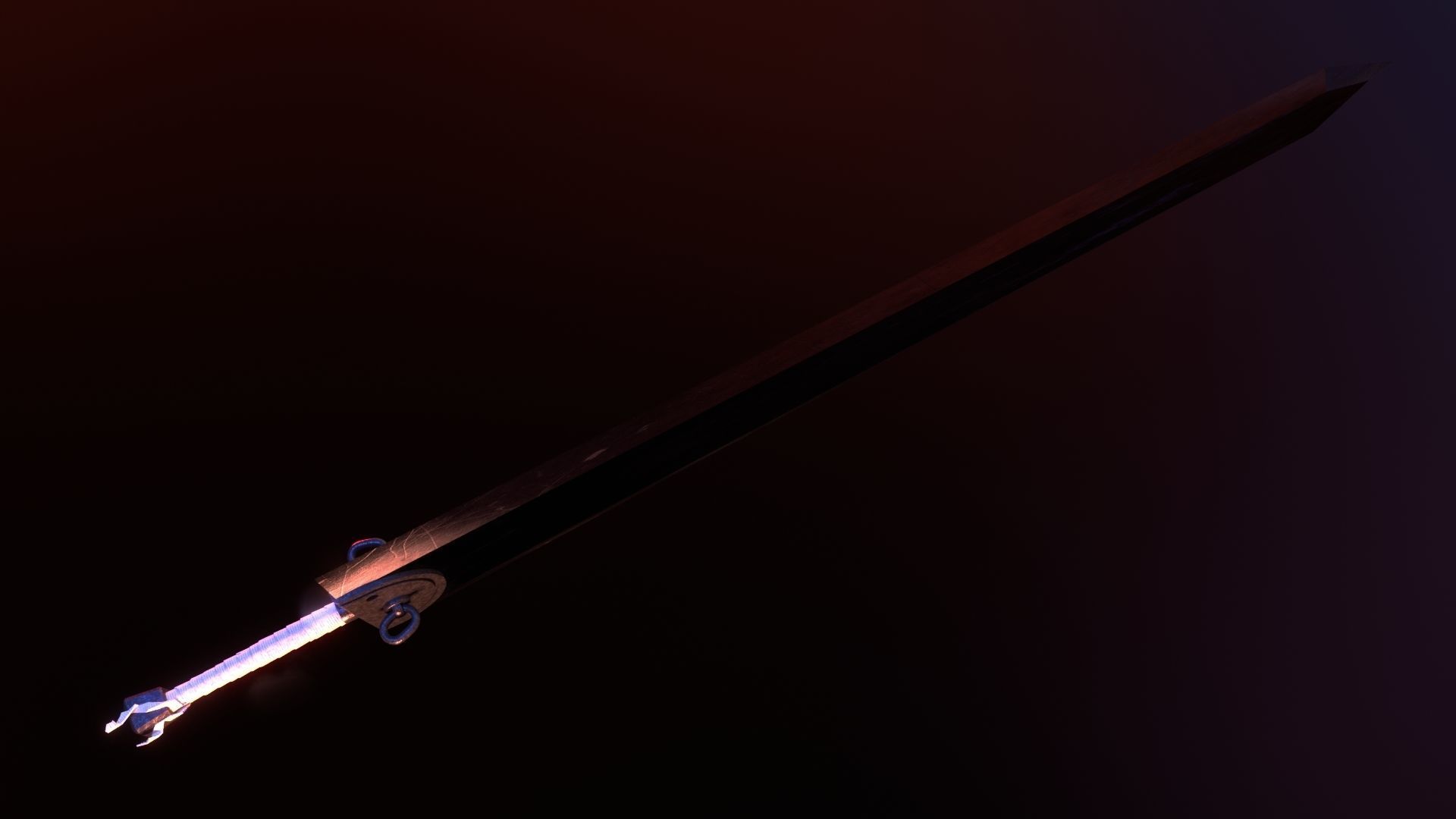 3D model Game ready Guts dragon slayer sword VR / AR / low-poly | CGTrader