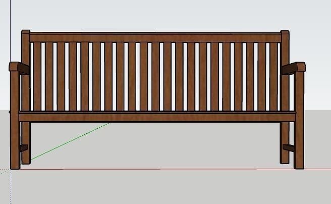 Wooden Bench 3D model | CGTrader
