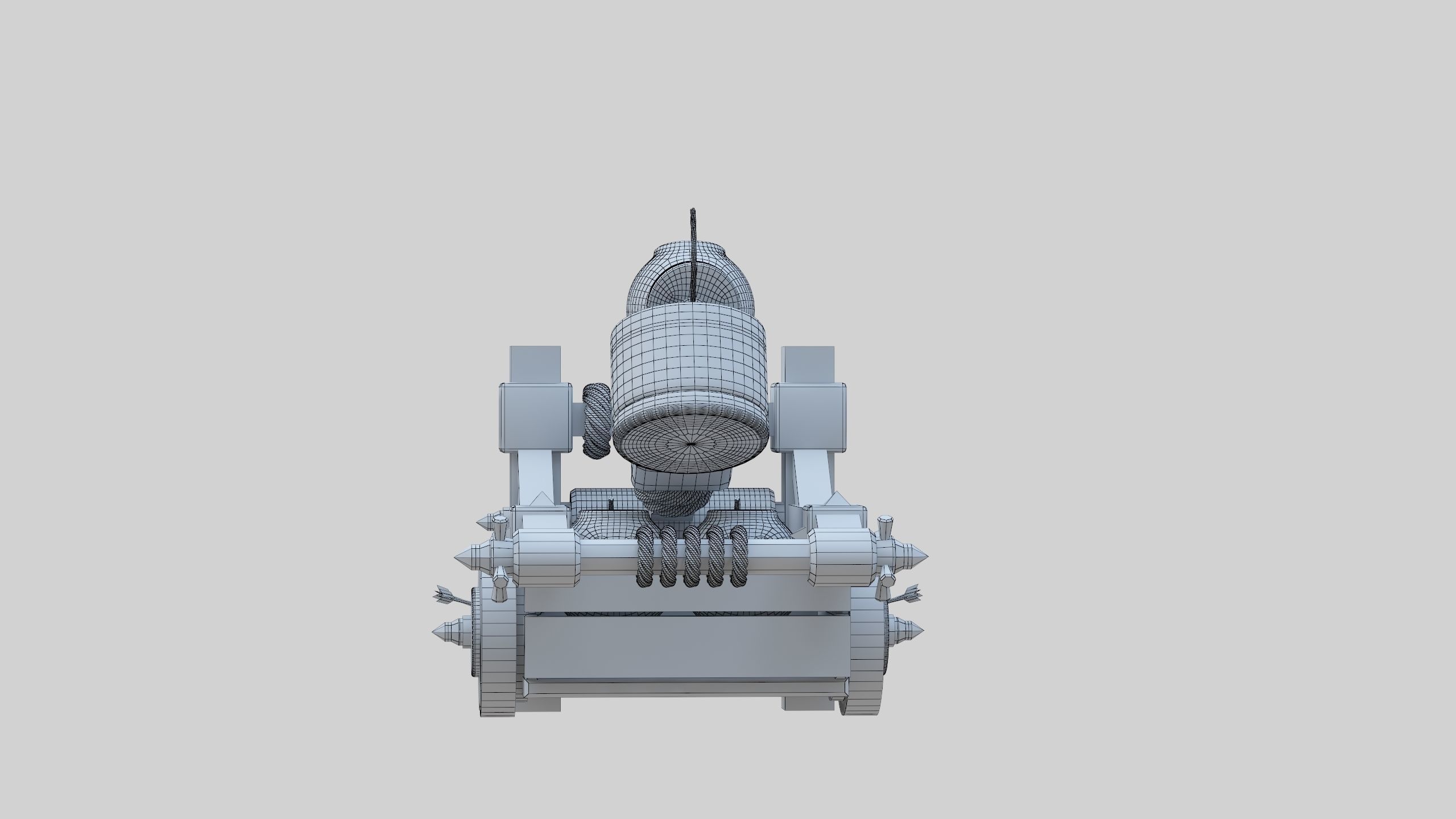 Cartoon Catapult 3D model | CGTrader