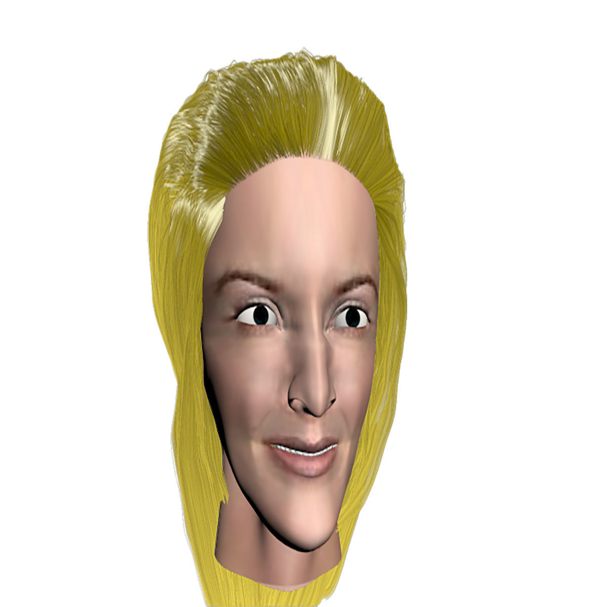 head old woman-Kate Winslet 3D model rigged | CGTrader