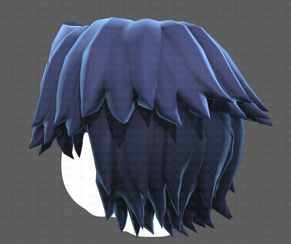 3D model Base Hair for Boy V20 VR / AR / low-poly | CGTrader