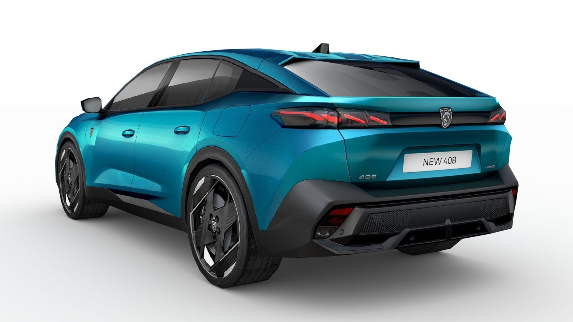 3D model Peugeot 408 2023 VR / AR / low-poly | CGTrader