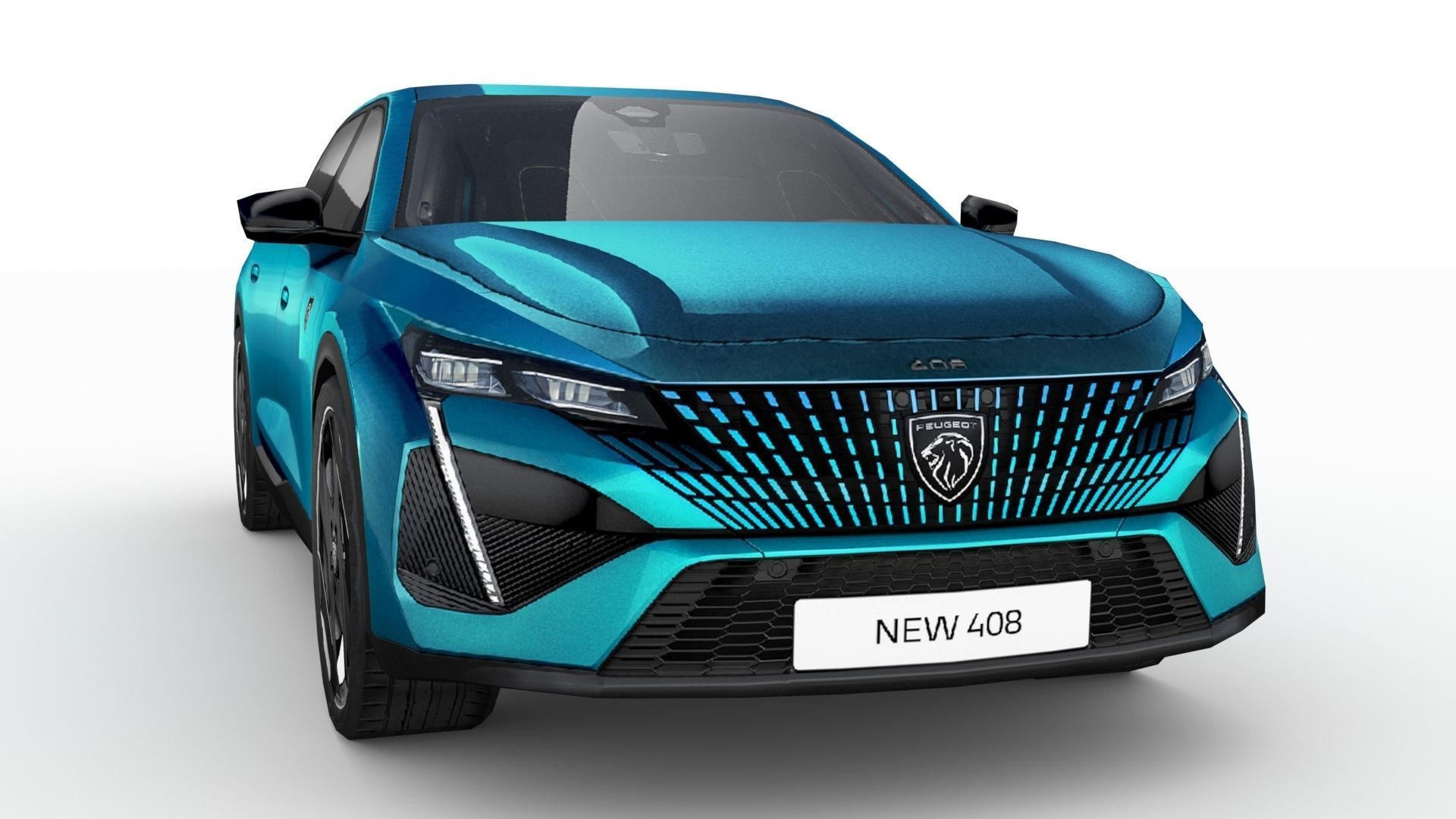 3D model Peugeot 408 2023 VR / AR / low-poly | CGTrader