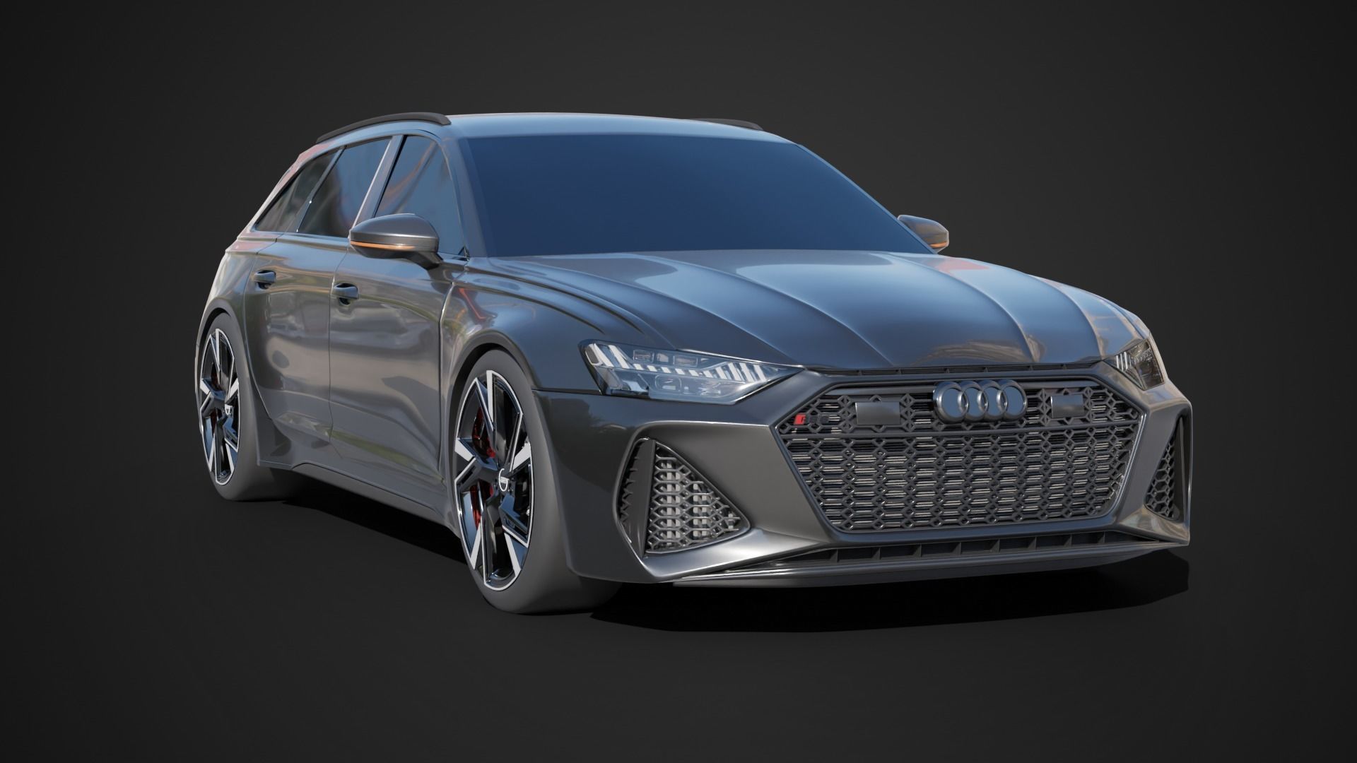 AUDI RS6 Avant Car Vehicle 3D model | CGTrader
