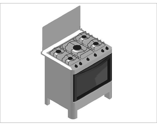 kitchen stove 3D model | CGTrader