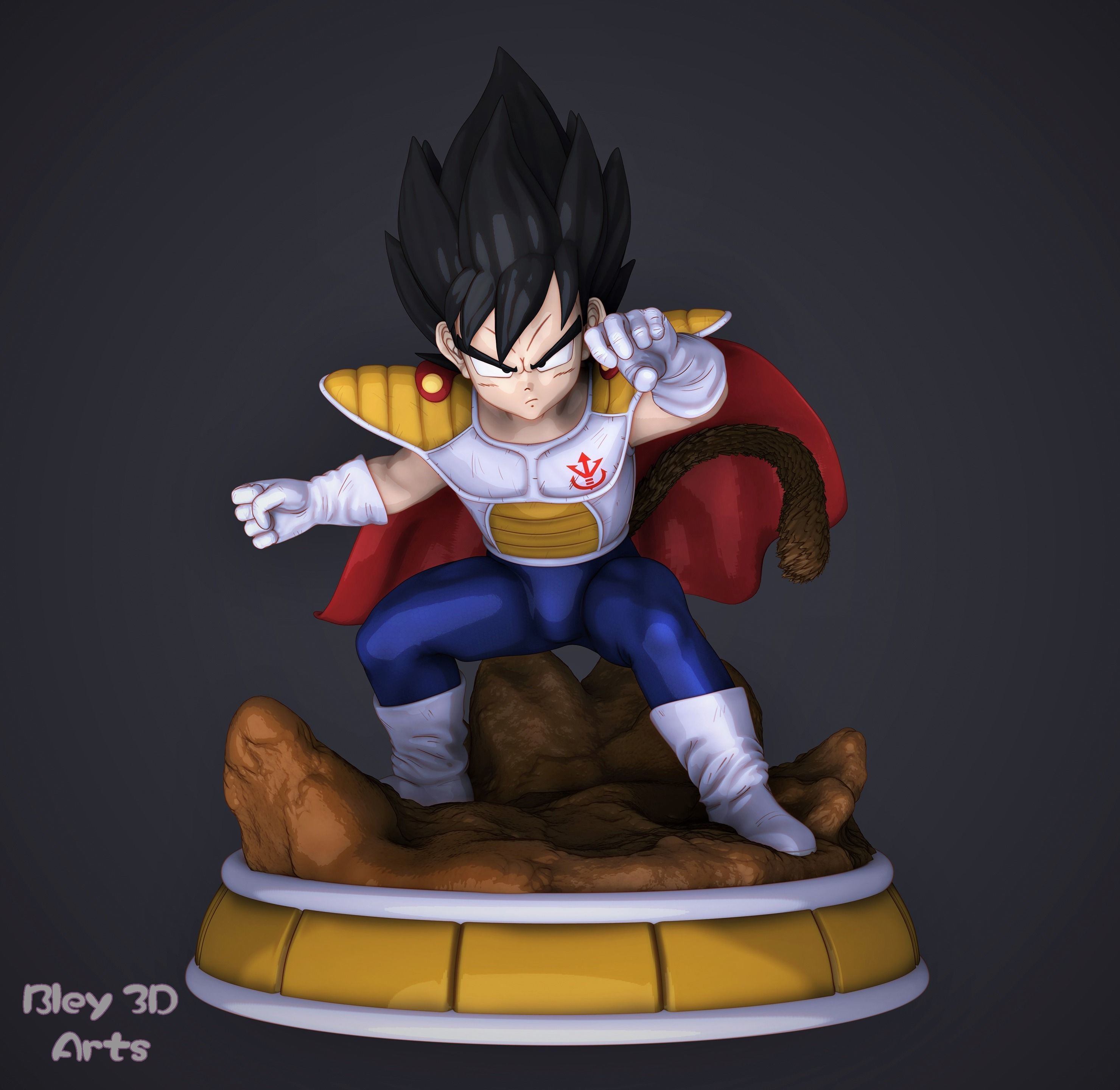 Kid Vegeta STL 3D model 3D printable | CGTrader