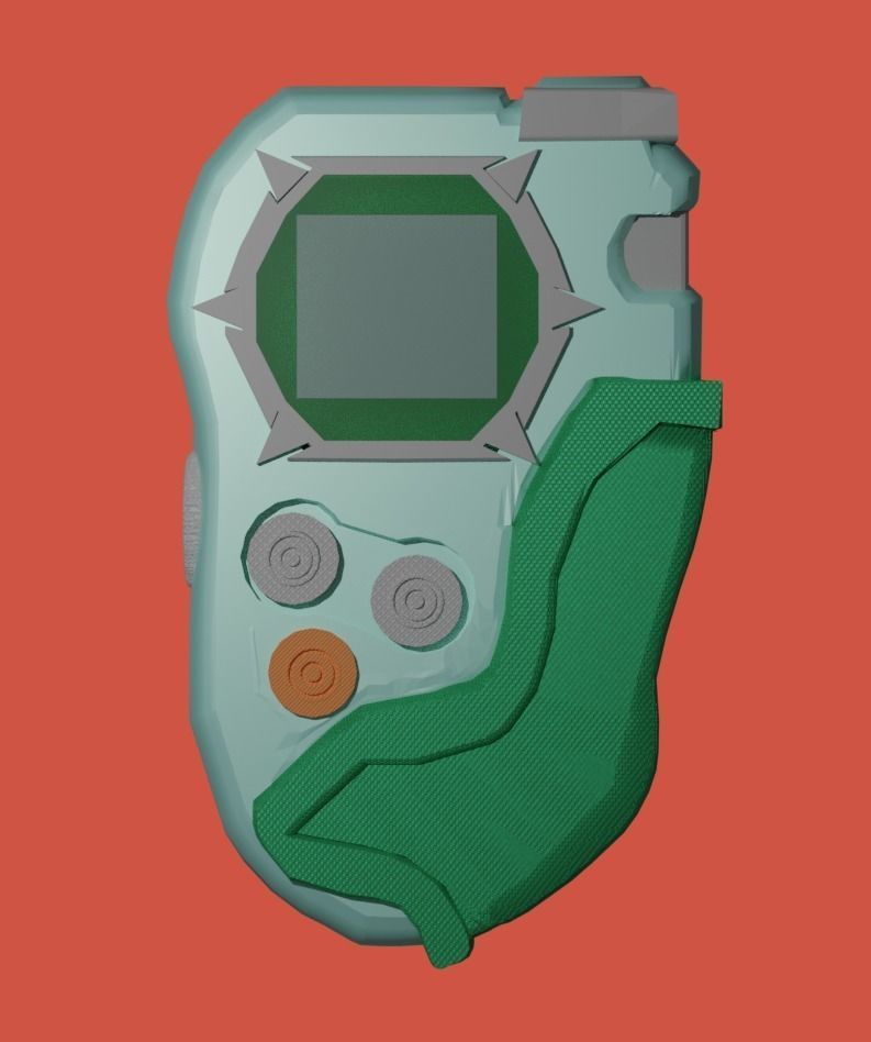 Digimon frontier digivice 3D model | CGTrader