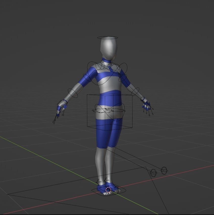 Base Man Rig free VR / AR / low-poly 3D model animated rigged | CGTrader
