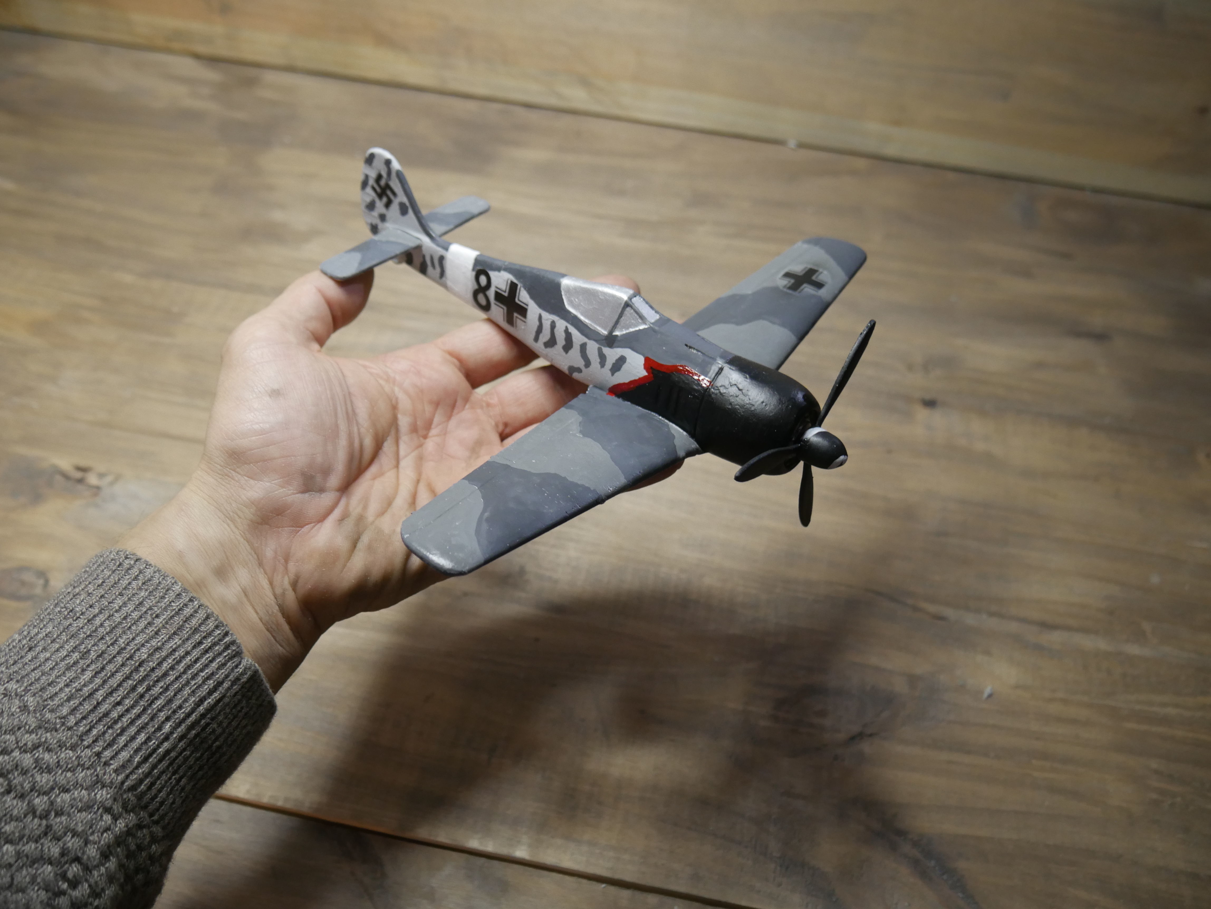 FOCKE WULF FW-190 A4- STL files - 3D printing 3D model 3D printable ...
