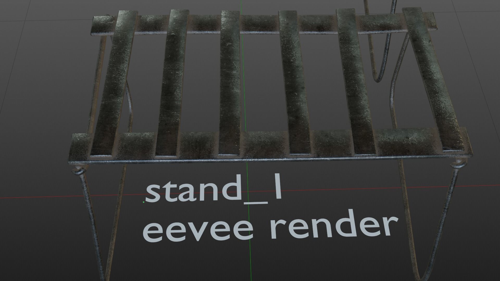Metal-Welded Simple Workshop Stand free VR / AR / low-poly 3D model ...