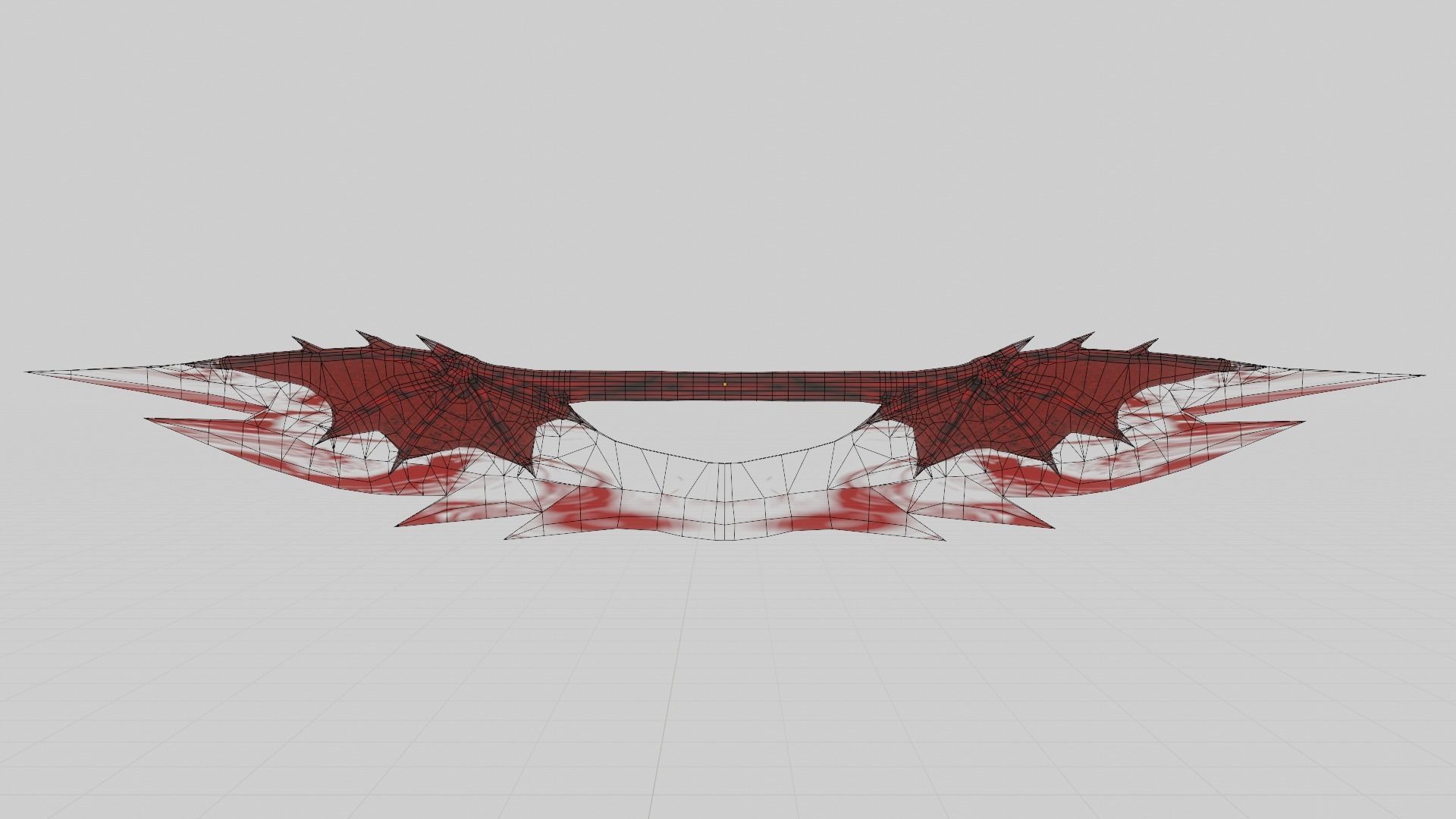 3D model Dragon blade weapon PBR low-poly game ready VR / AR / low-poly ...