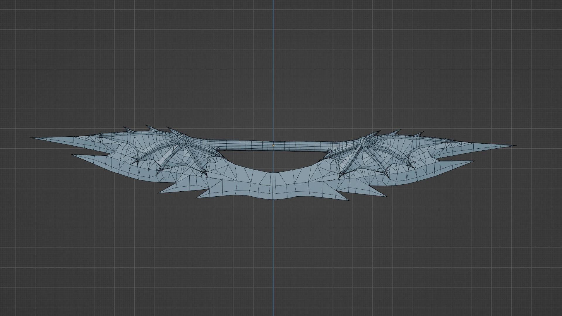 3D model Dragon blade weapon PBR low-poly game ready VR / AR / low-poly ...