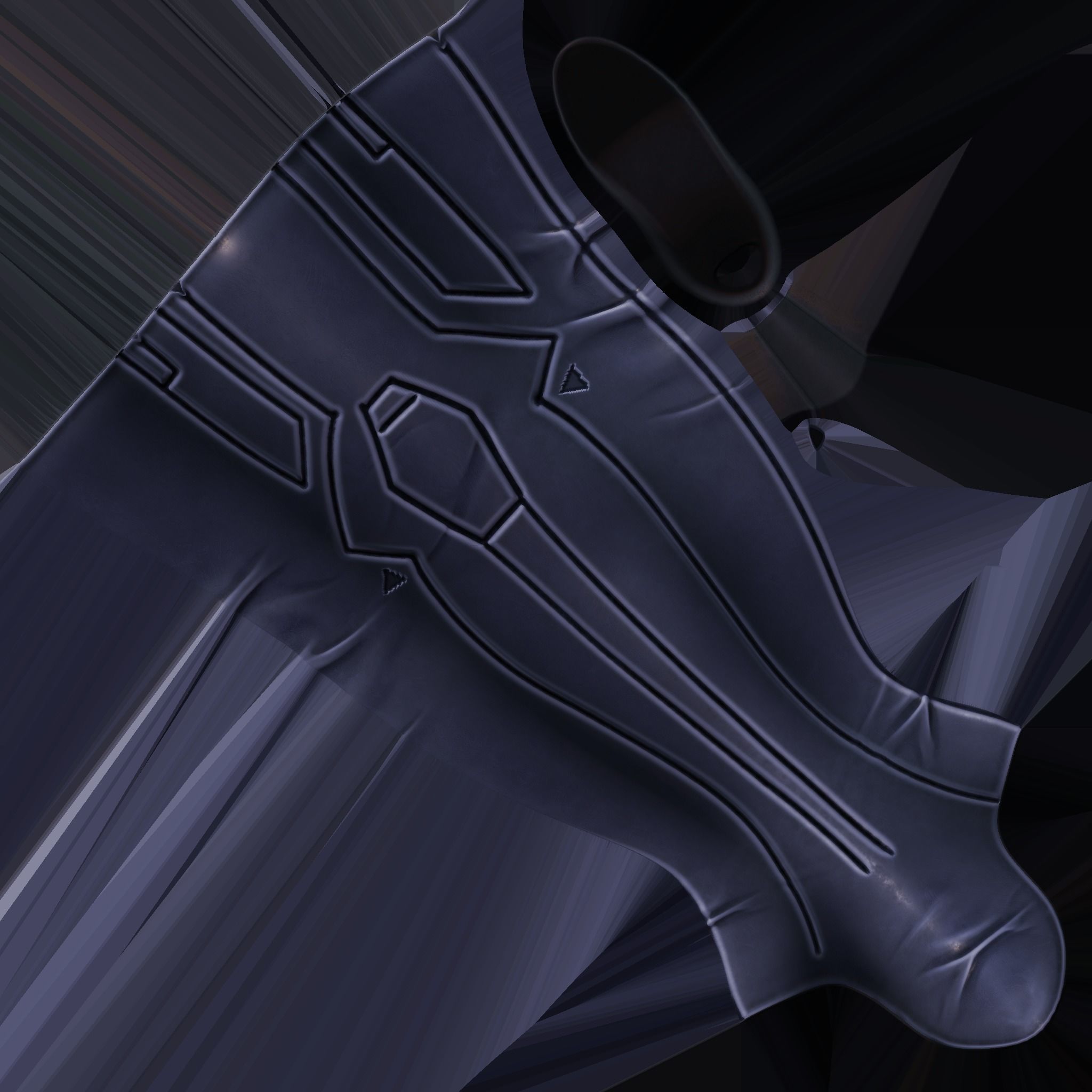 3D model Sci-fi Officer Scientist Secretary Outfit VR / AR / low-poly ...