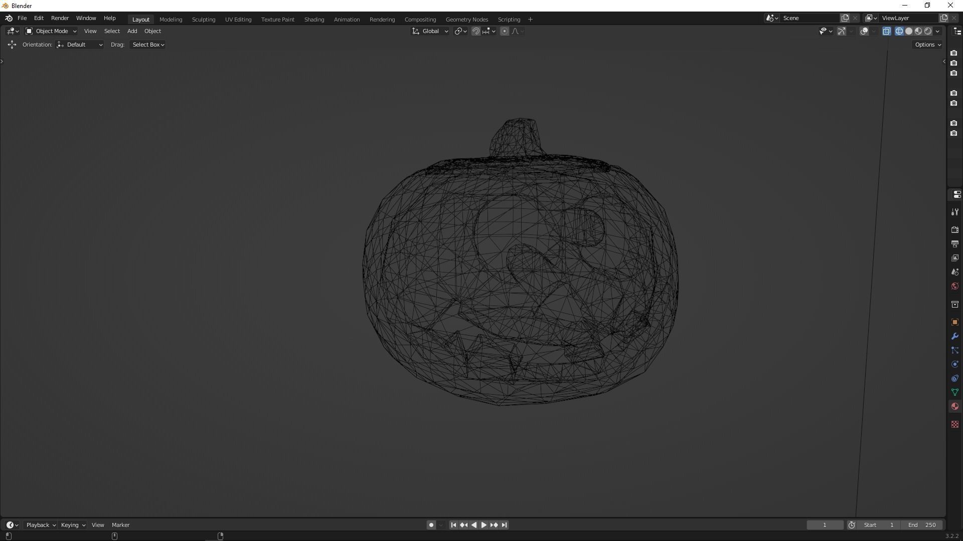 Call Of Duty Pumpkin face 3D model | CGTrader