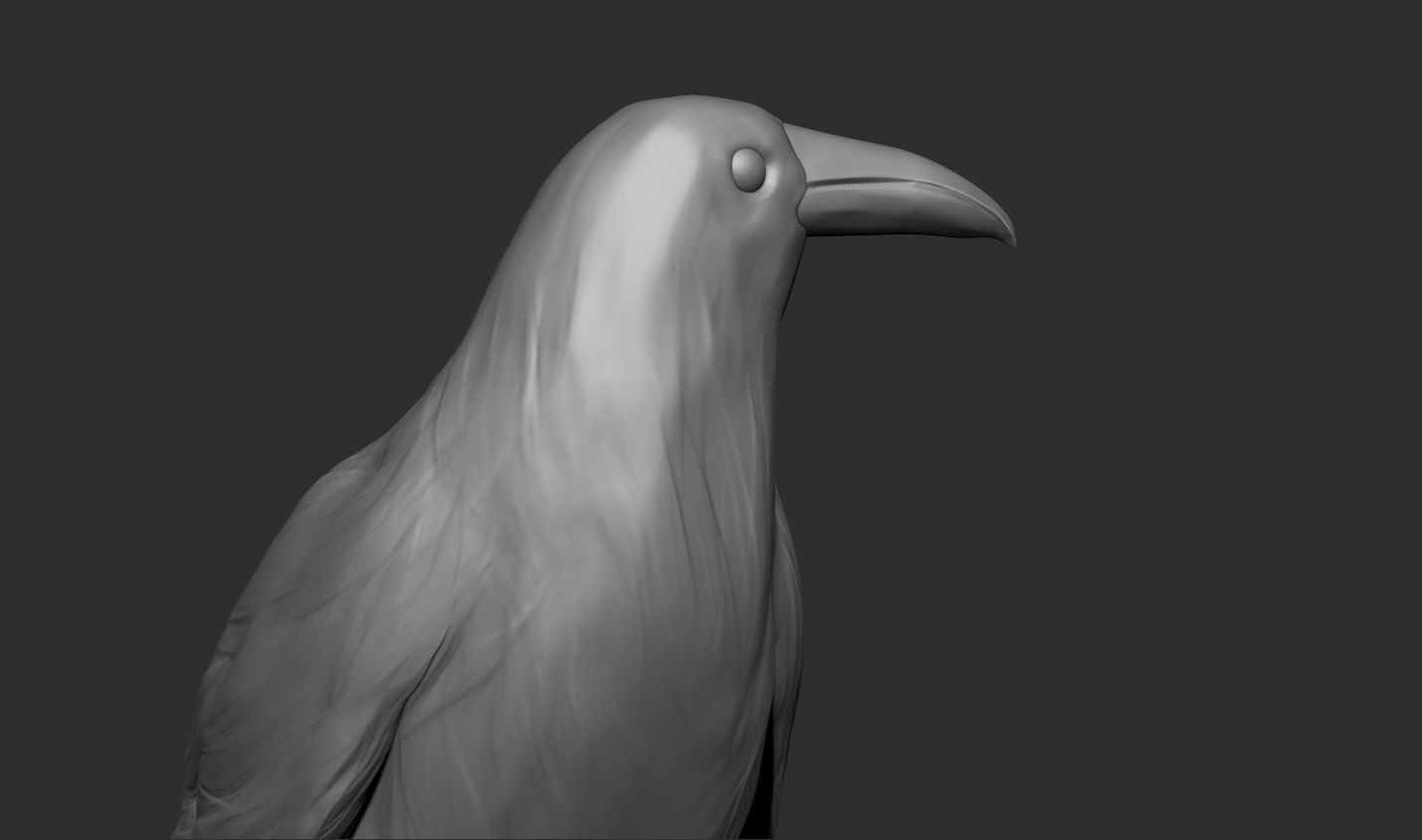 Raven Sculpture printable 3D model 3D printable | CGTrader