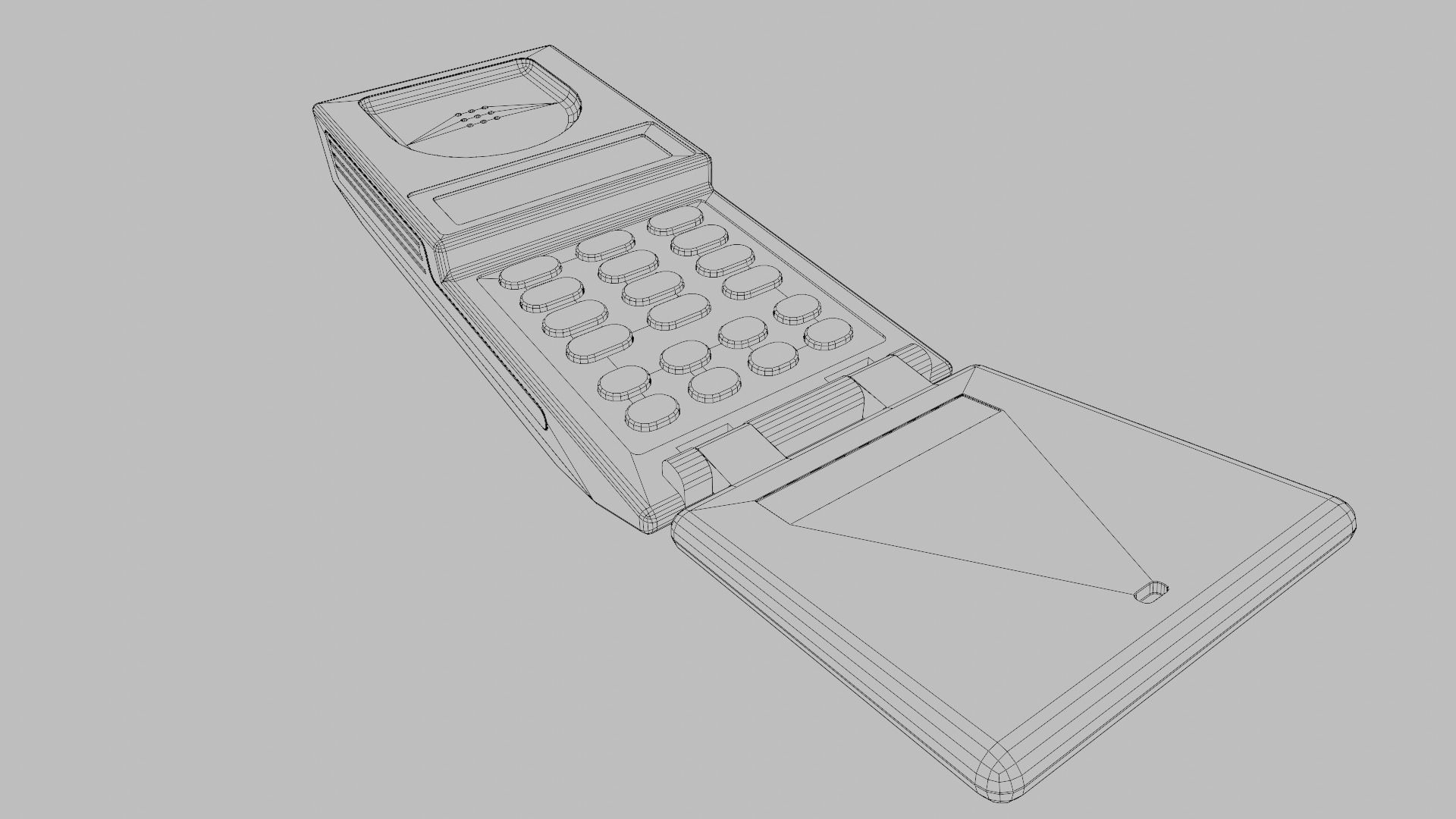 Retro Flip Phone 3D model | CGTrader