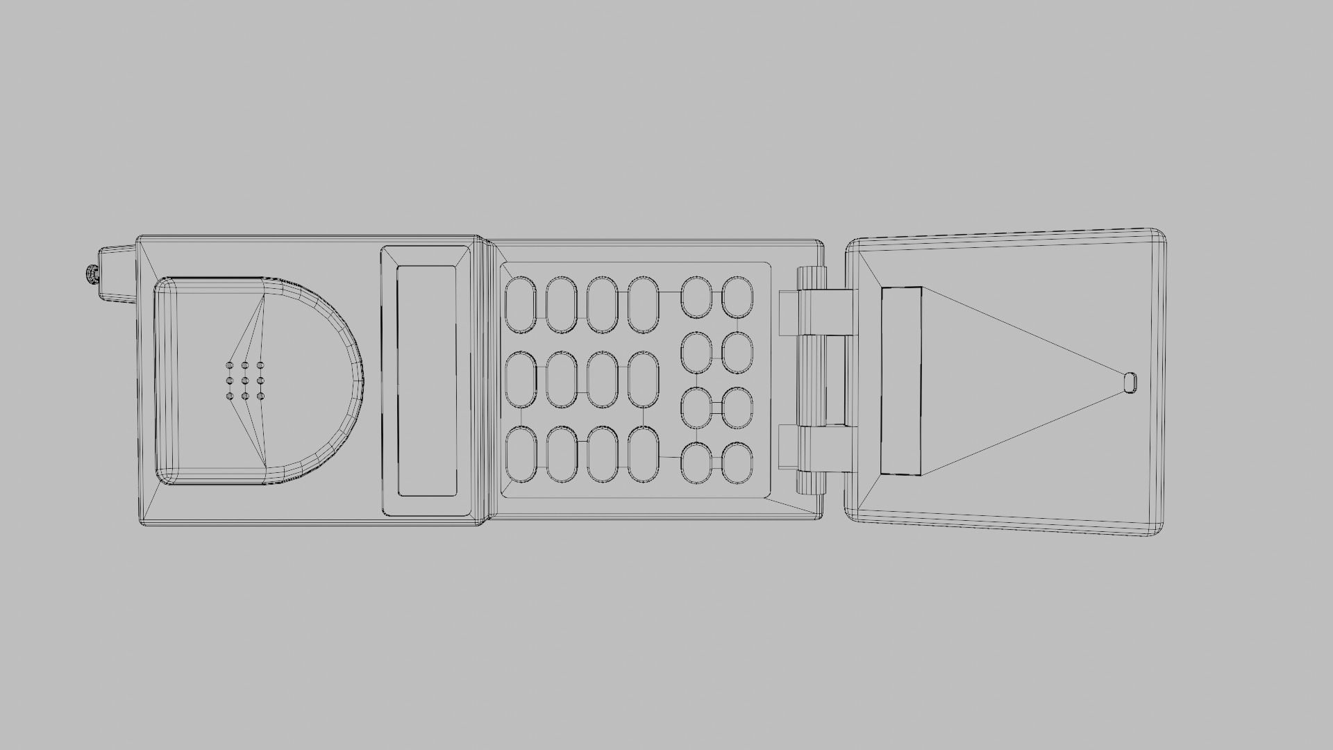 Retro Flip Phone 3D model | CGTrader