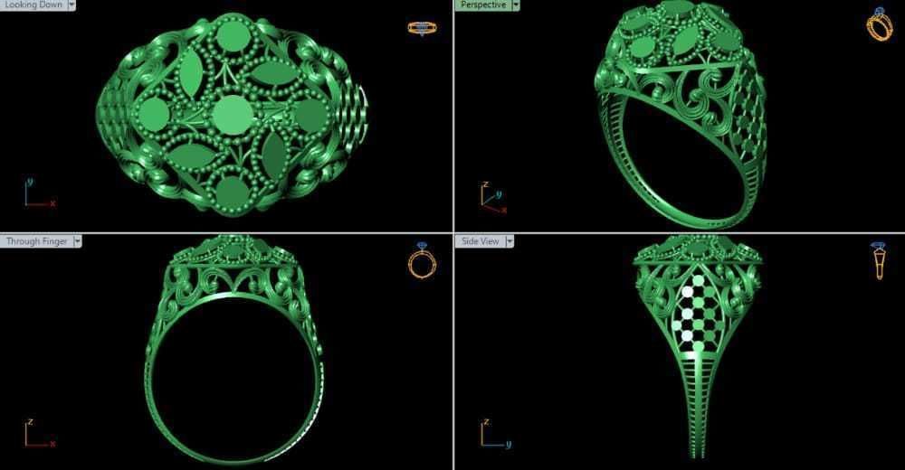 LIGHT WEIGHT TURKISH RINGS 3D model 3D printable | CGTrader