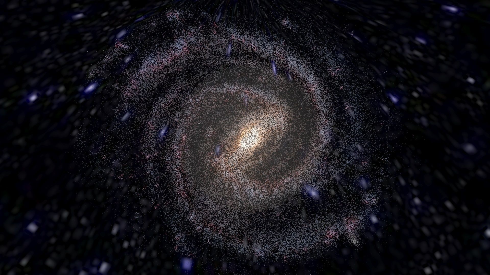 Milky Way Galaxy 3D model animated | CGTrader