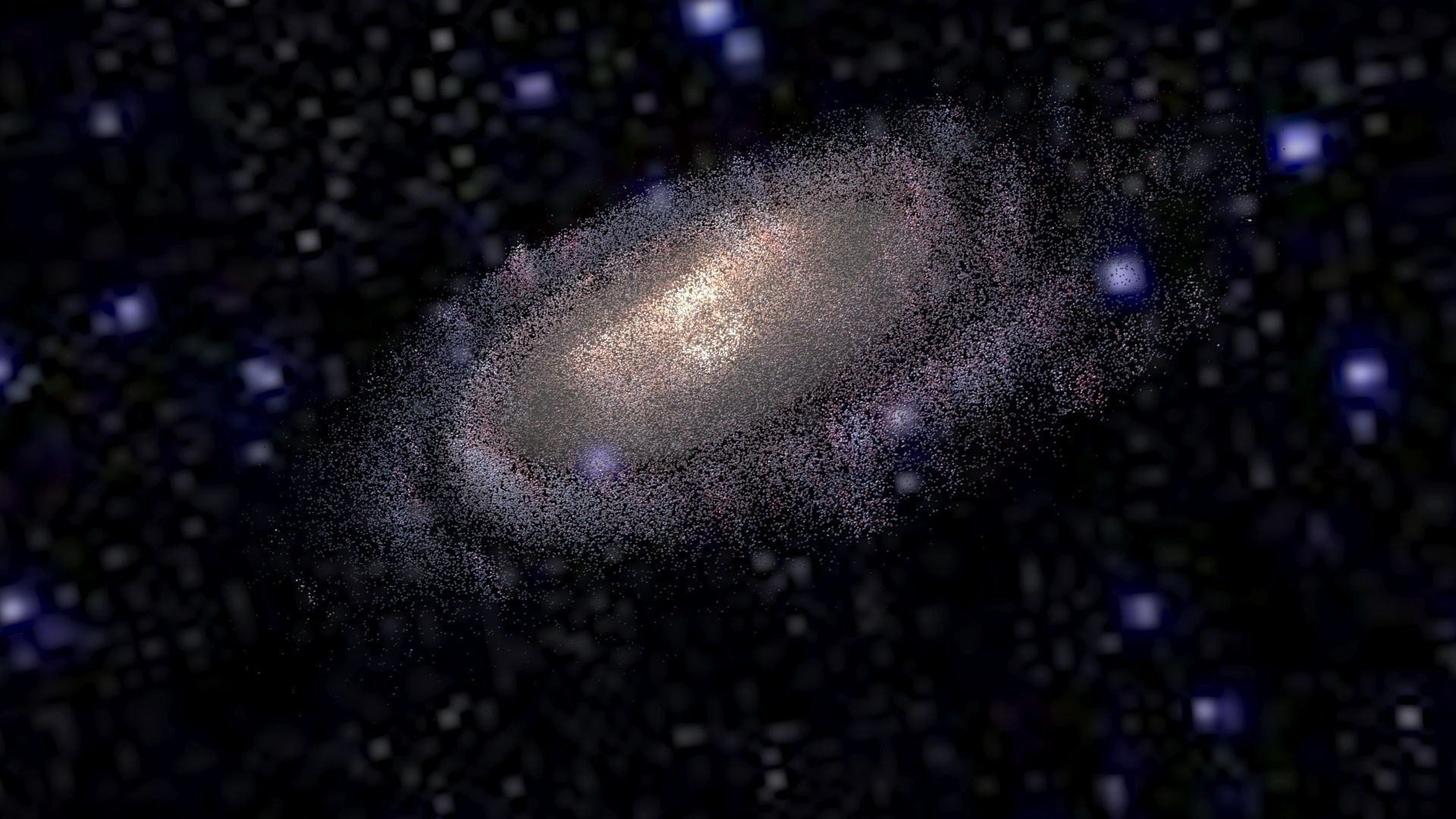 Milky Way Galaxy 3D model animated | CGTrader