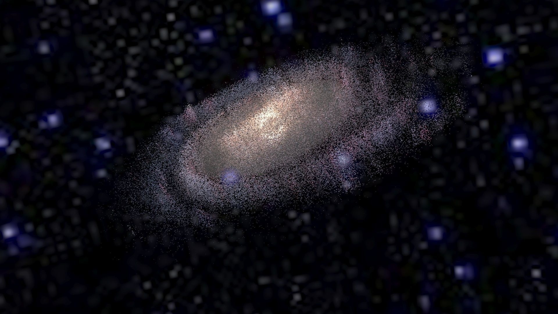 Milky Way Galaxy 3D model animated | CGTrader