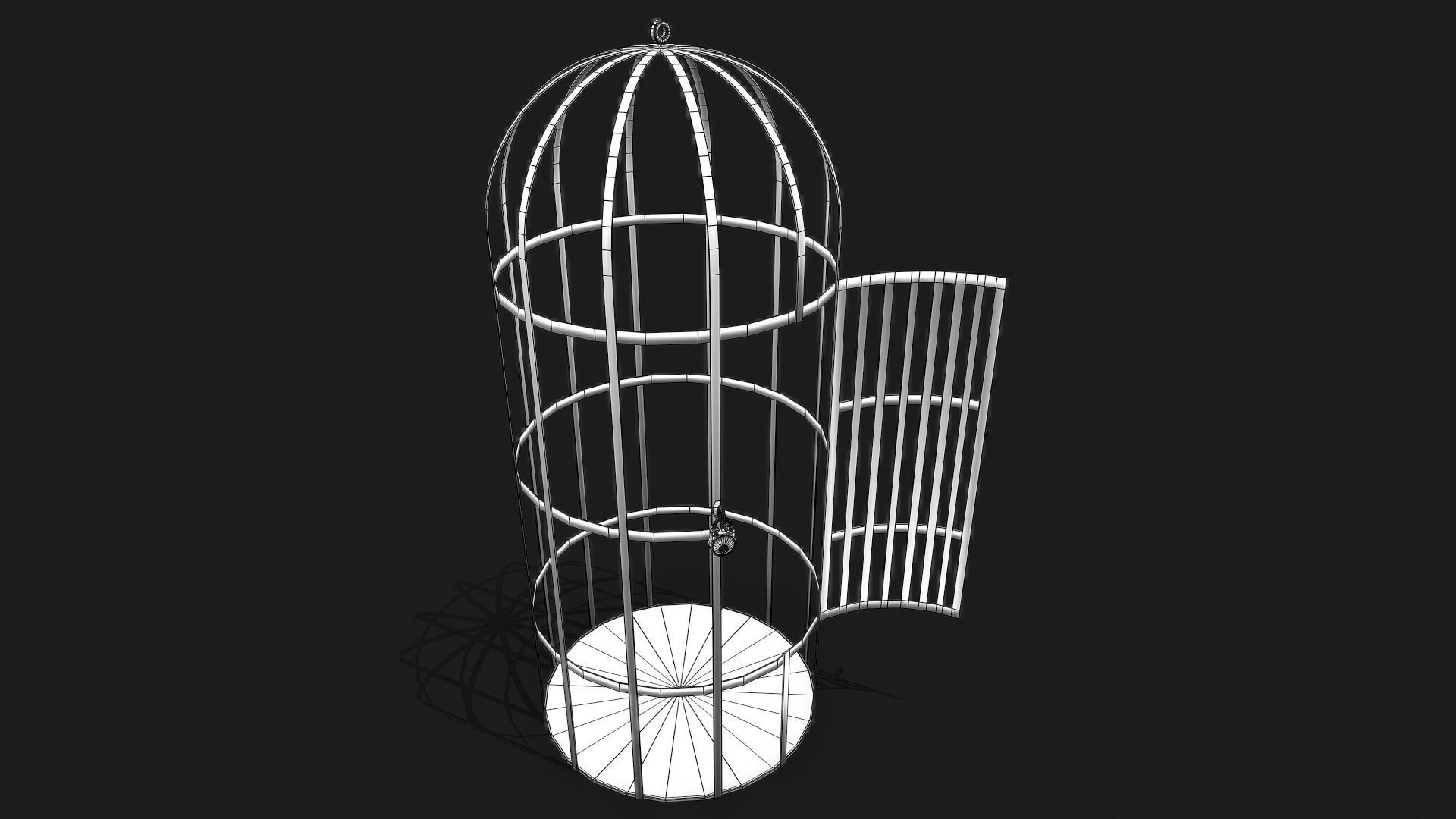 3D model Metal Cage 2 VR / AR / low-poly | CGTrader