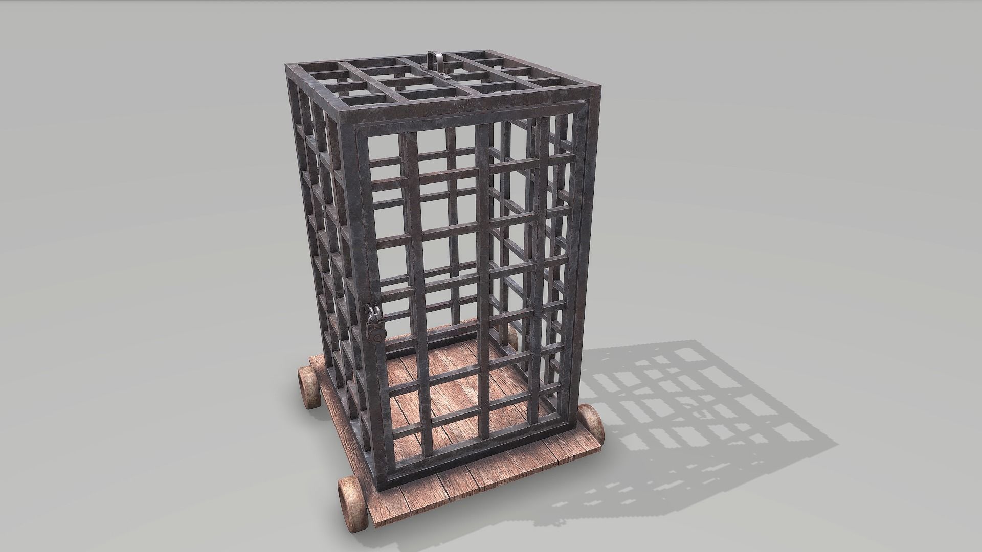 3D model Metal Cage 3 VR / AR / low-poly | CGTrader