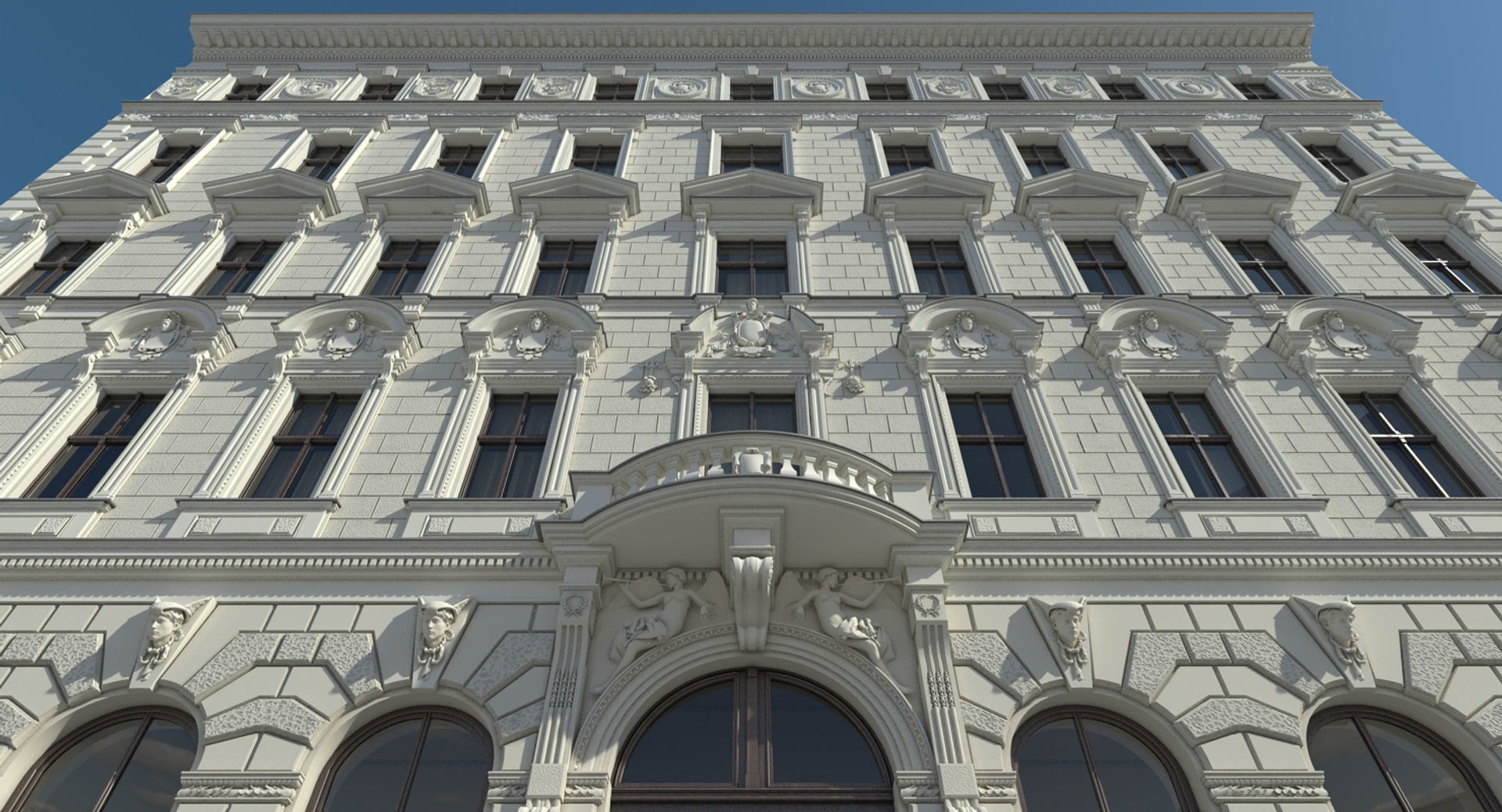 Historic Residential Building 3D model | CGTrader
